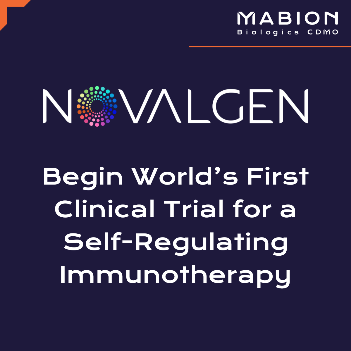 Mabion & NovalGen: Pioneers of Self-Regulating Immunotherapy - Mabion