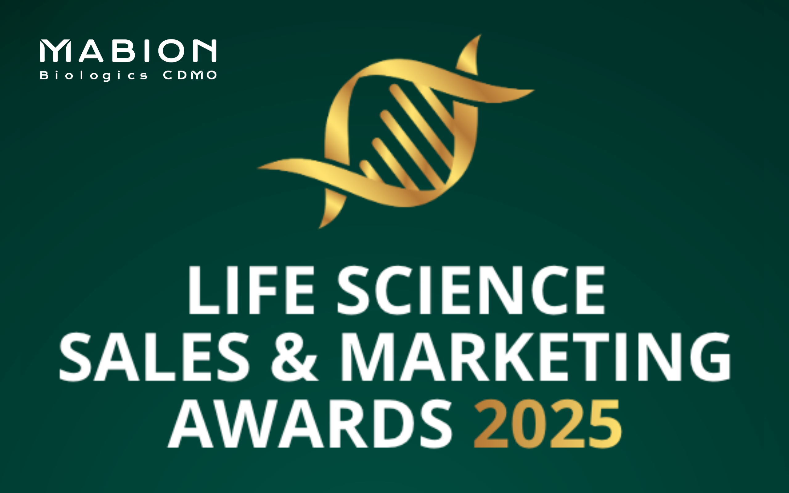 Life Science Sales and Marketing Awards for Mabion - Mabion